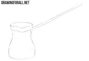 How to Draw a Cezve