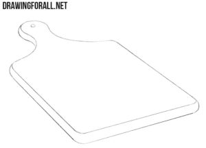 How to Draw a Cutting Board