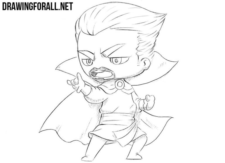 How to Draw Chibi Dr. Strange