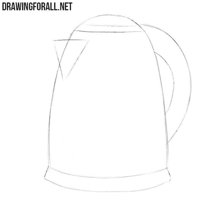 How to Draw an Electric Kettle