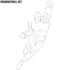 How to Draw Superman Flying