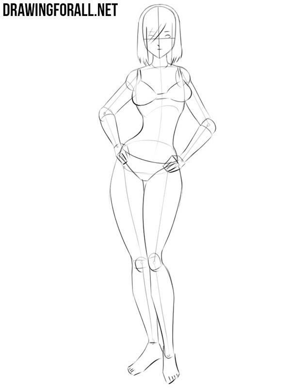 Female Superhero Drawing Base How To Draw An Anime Girl Body Exchrisnge Female Superhero Drawing Base How To Draw An Anime Girl Body Exchrisnge