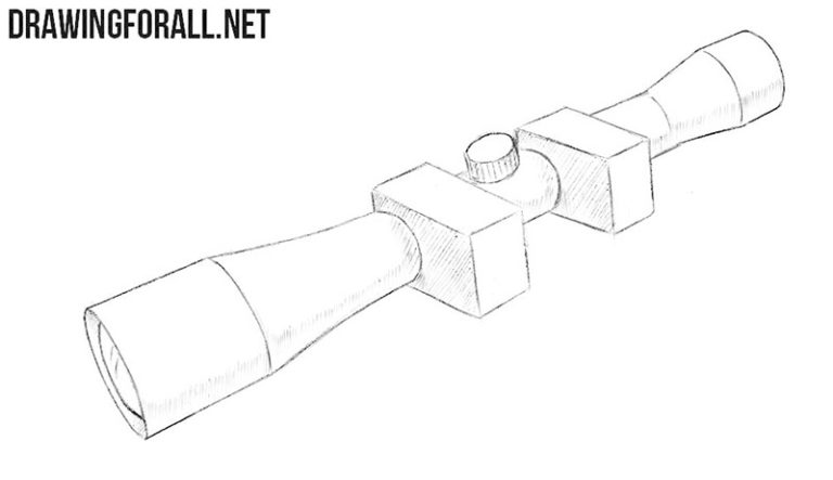 How to Draw a Sniper Scope