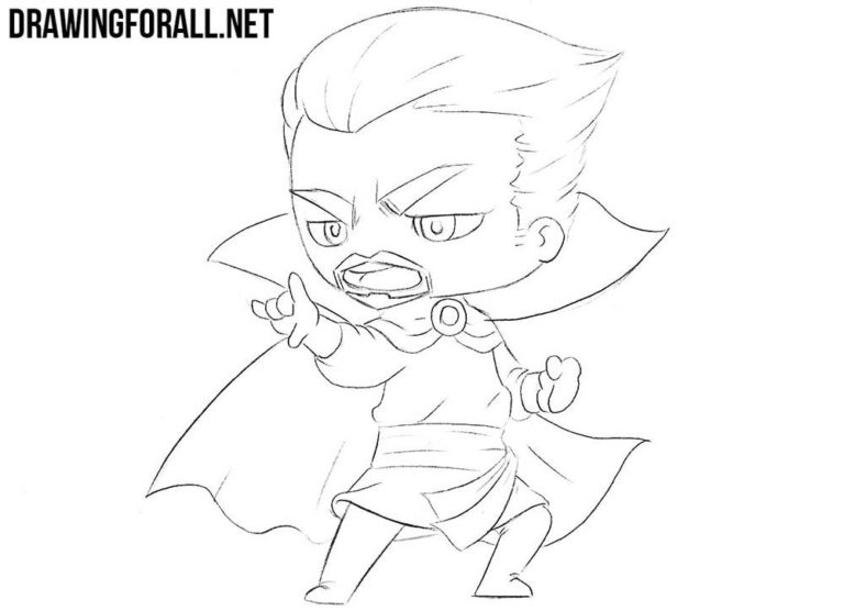 How to Draw Chibi Dr. Strange
