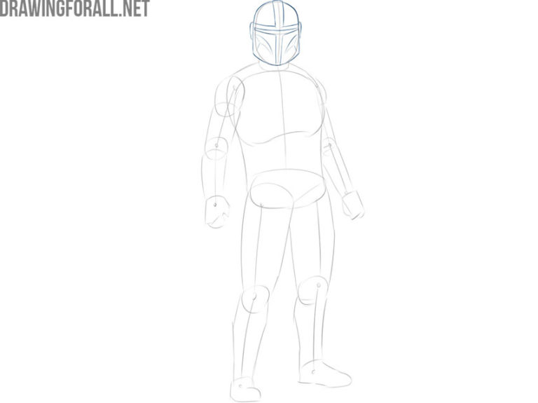 How to Draw The Mandalorian
