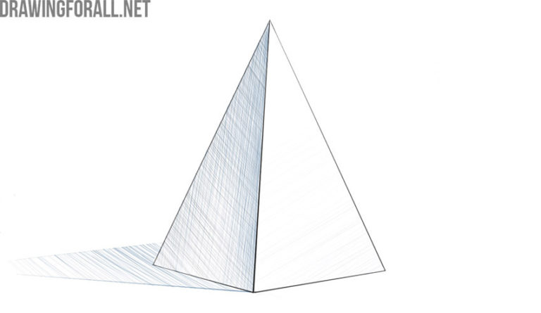 How to Draw a Realistic Pyramid