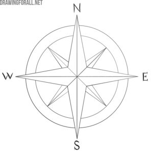 How to Draw a Compass Rose