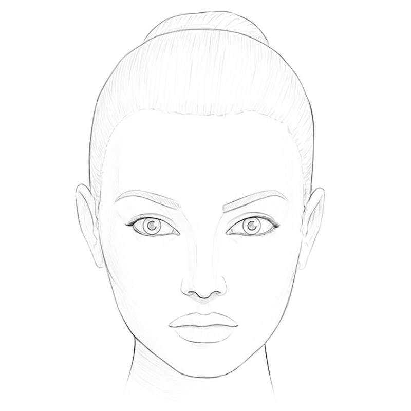 How To Draw A Female Face
