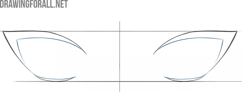 how to draw anime girl eyes easy