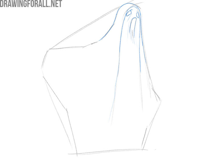 How to Draw a Ghost - Drawingforall.net