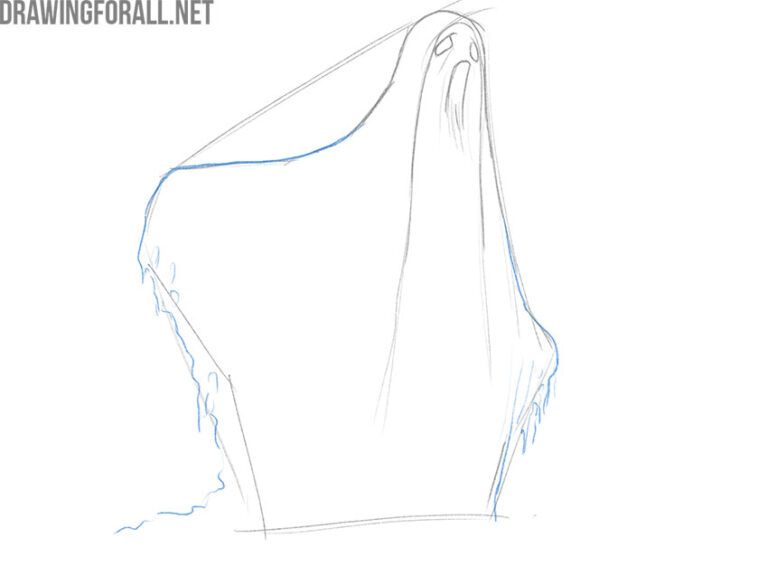 How to Draw a Ghost - Drawingforall.net