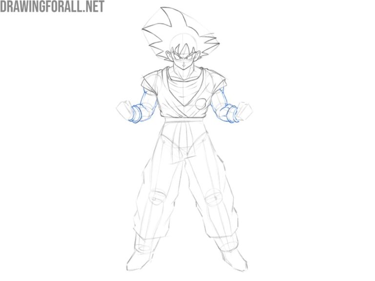 How to Draw Goku - Drawingforall.net