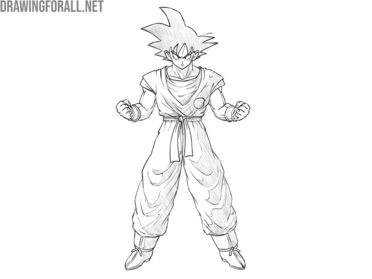 How to Draw Goku - Drawingforall.net